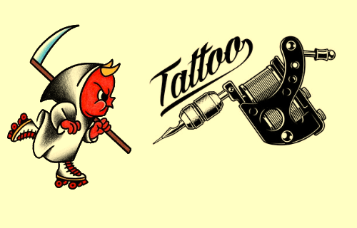 Tattoos at Skate or Die – The Farsighted